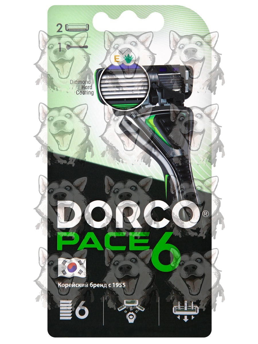 Бритвенный станок DORCO PACE 6 Мужской 1 шт. Купить в интернет-магазине ...