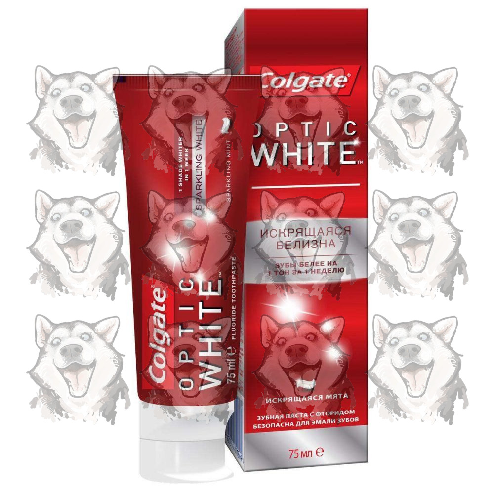 З/п.Colgate Optic White 75мл 1+1 бесплатно. Купить в интернет-магазине ...
