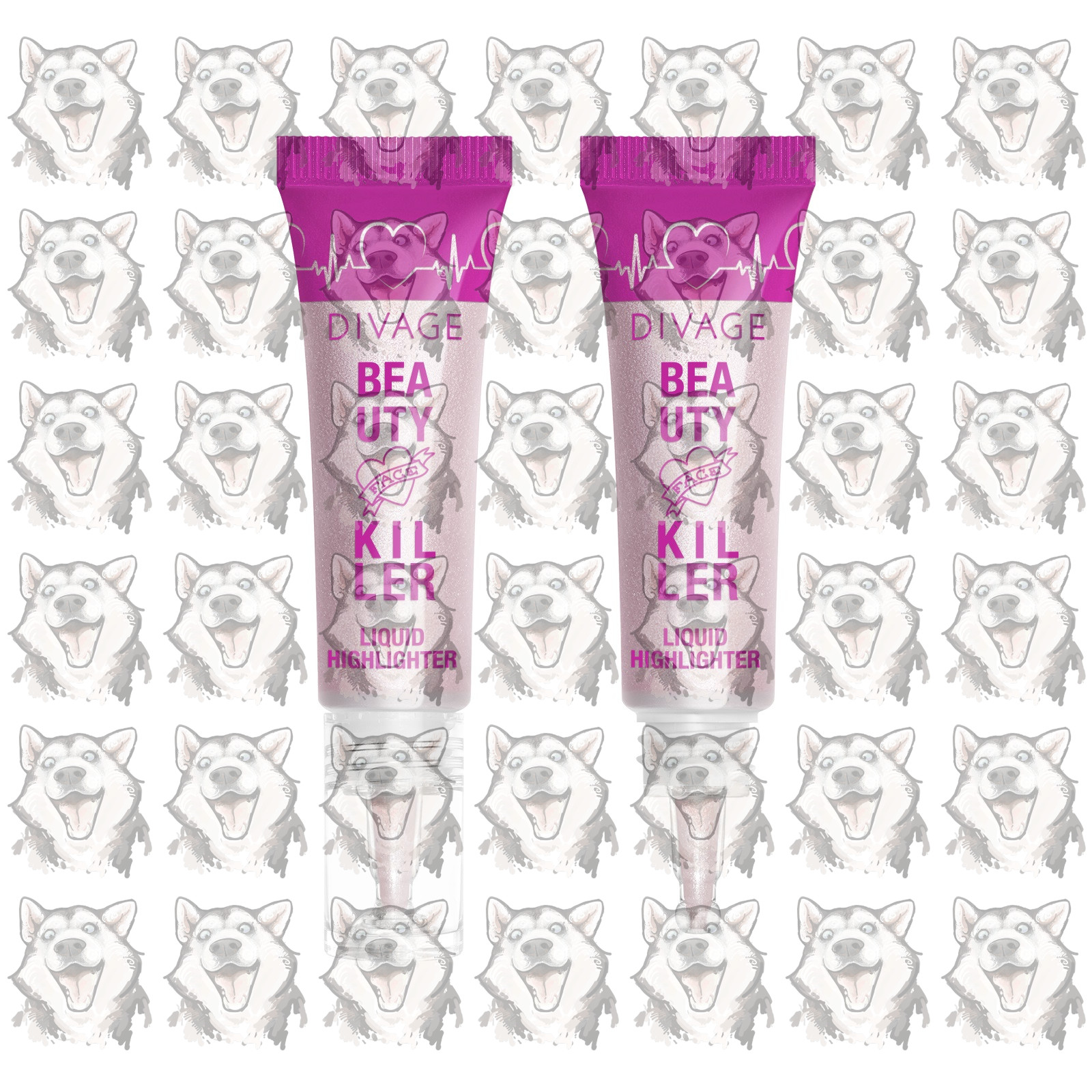 Хайлайтер Divage Beauty killer оттенок 01 перламутровый 10 мл. Купить в ...