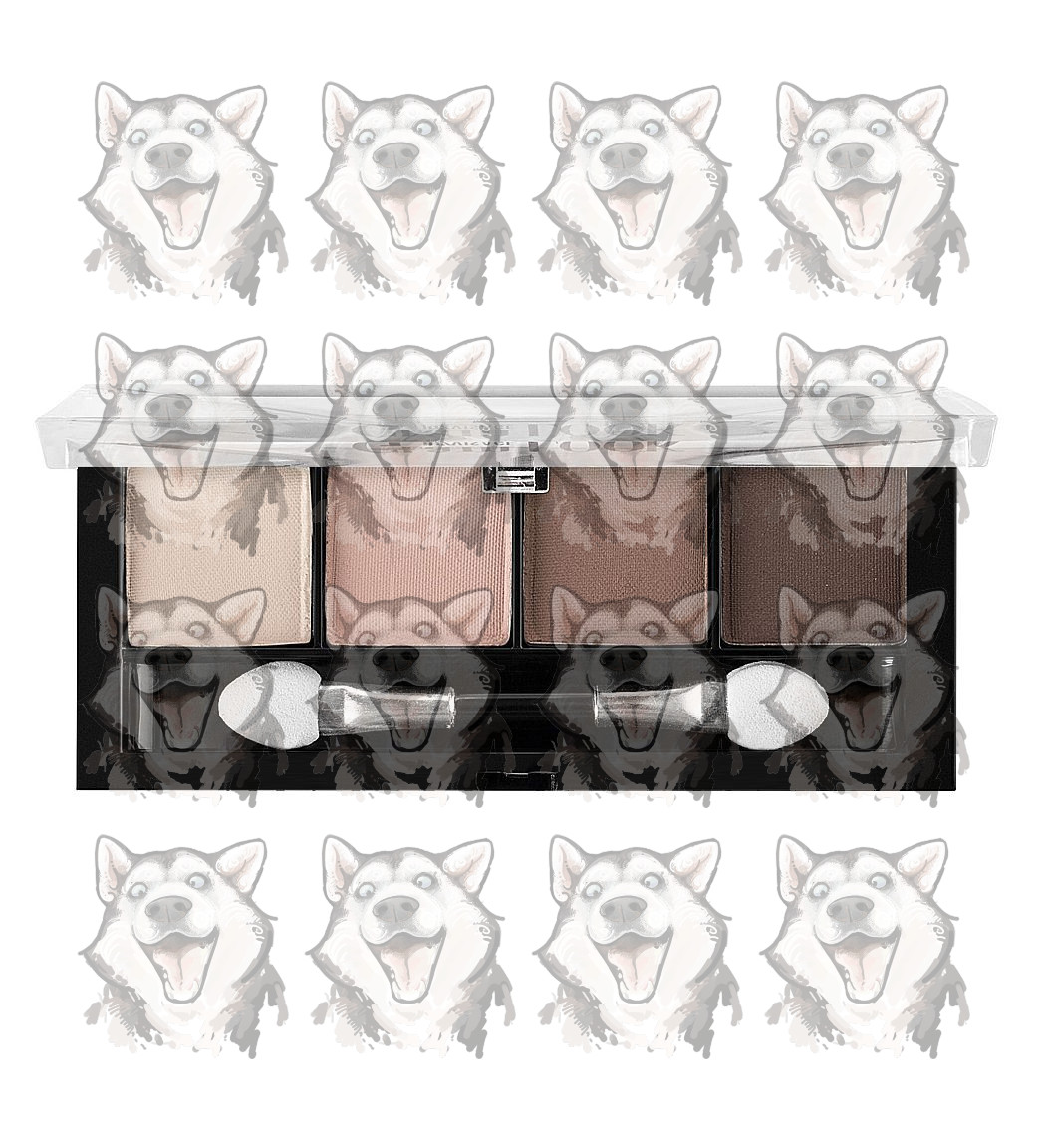 Палетка теней для век Lux Visage Glam Look матовые тон 1 молочный ...