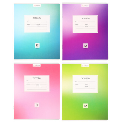 Тетрадь ClipStudio школьная 12 листов в клетку. Купить в интернет ...