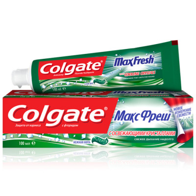 Зубная паста Colgate Макс Фреш Нежная Мята освежающая 100 мл. Купить в ...