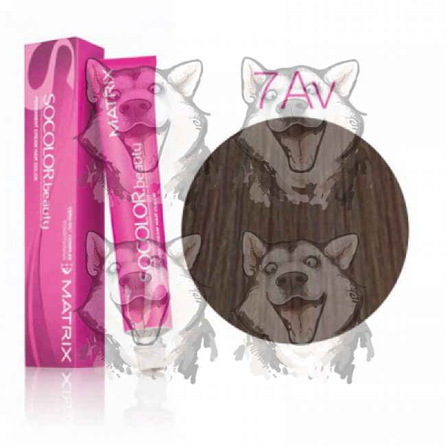 Краска для волос Matrix SOCOLOR beauty 7AV Блондин пепельно ...